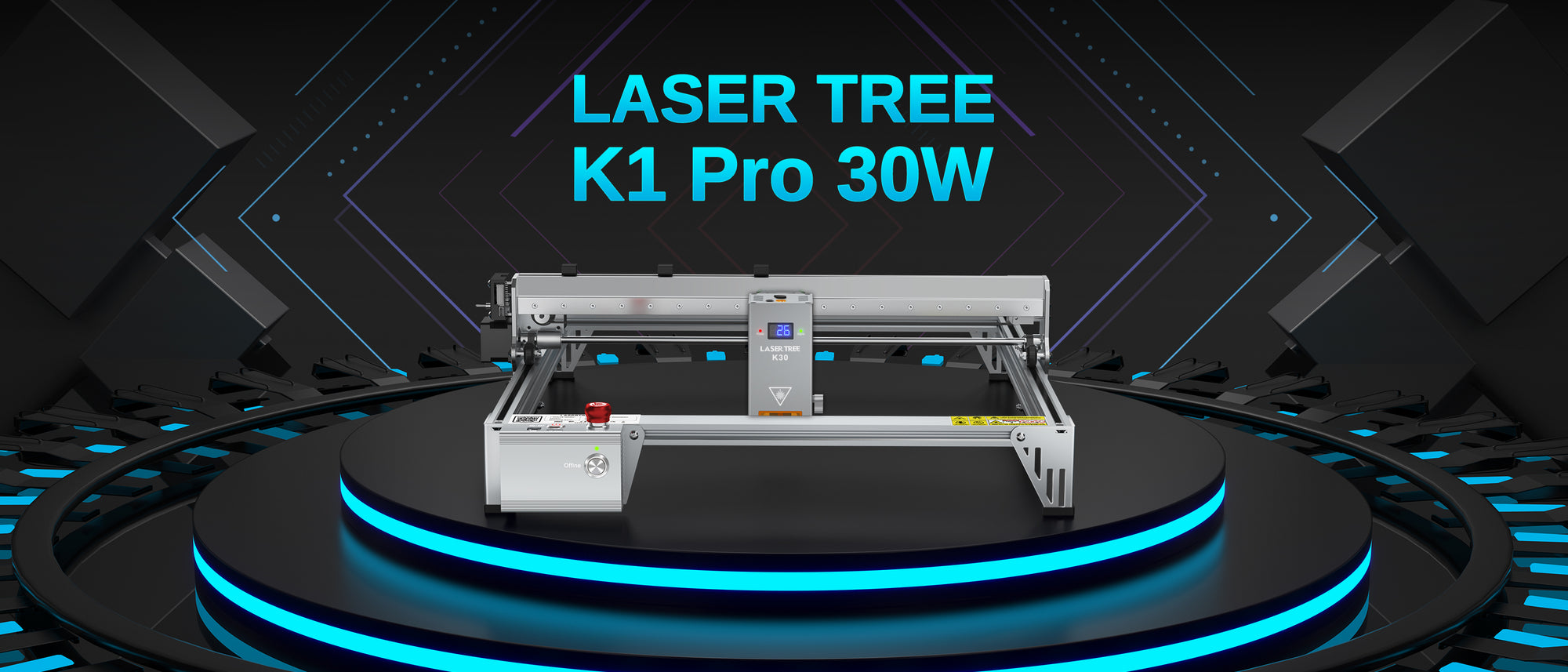 Laser Tree K1 Pro 30W Laser Cutting & Engraving Machine
